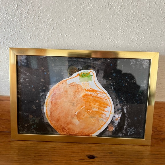 Art | Chalk Drawing Of An Orange By Artist Jen Sinkler | Poshmark